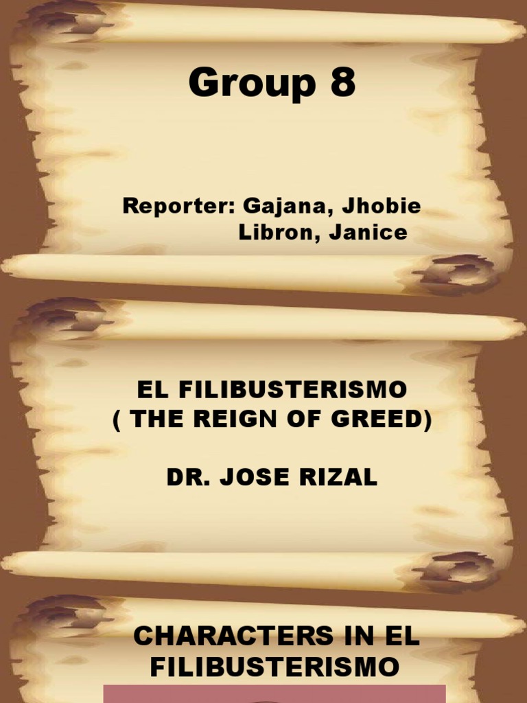 El Filibusterismo Character Analysis | PDF