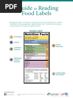 Food Diary CDC | PDF | Dinner | Lunch