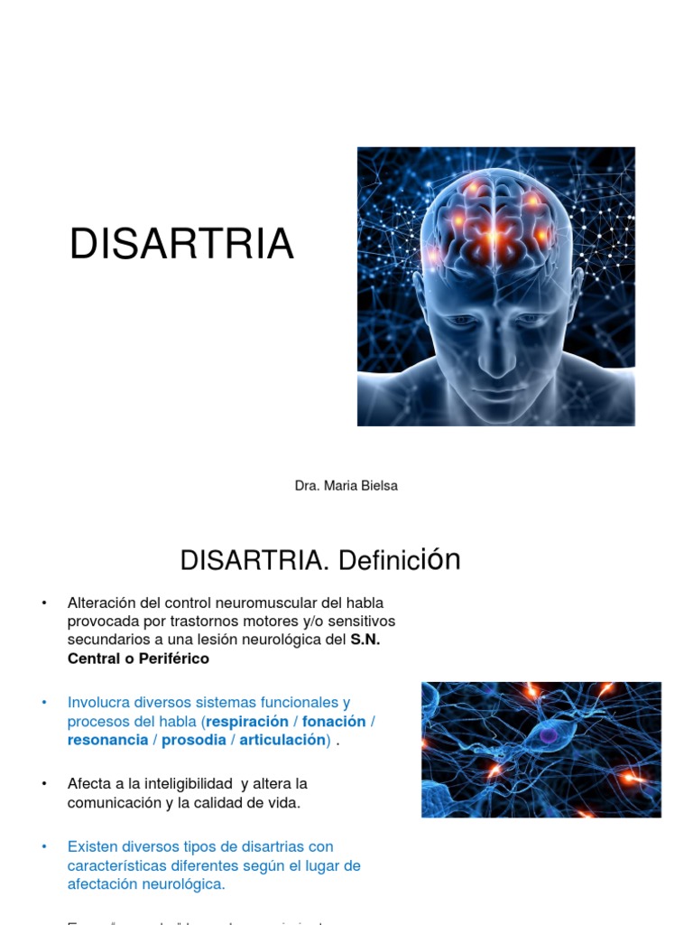 Disartria: Tipos, Orígenes y Tratamiento | PDF | Afasia | Unión ...