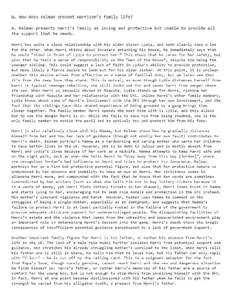 Pigeon English | PDF