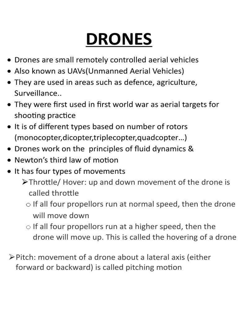 DRONES | PDF