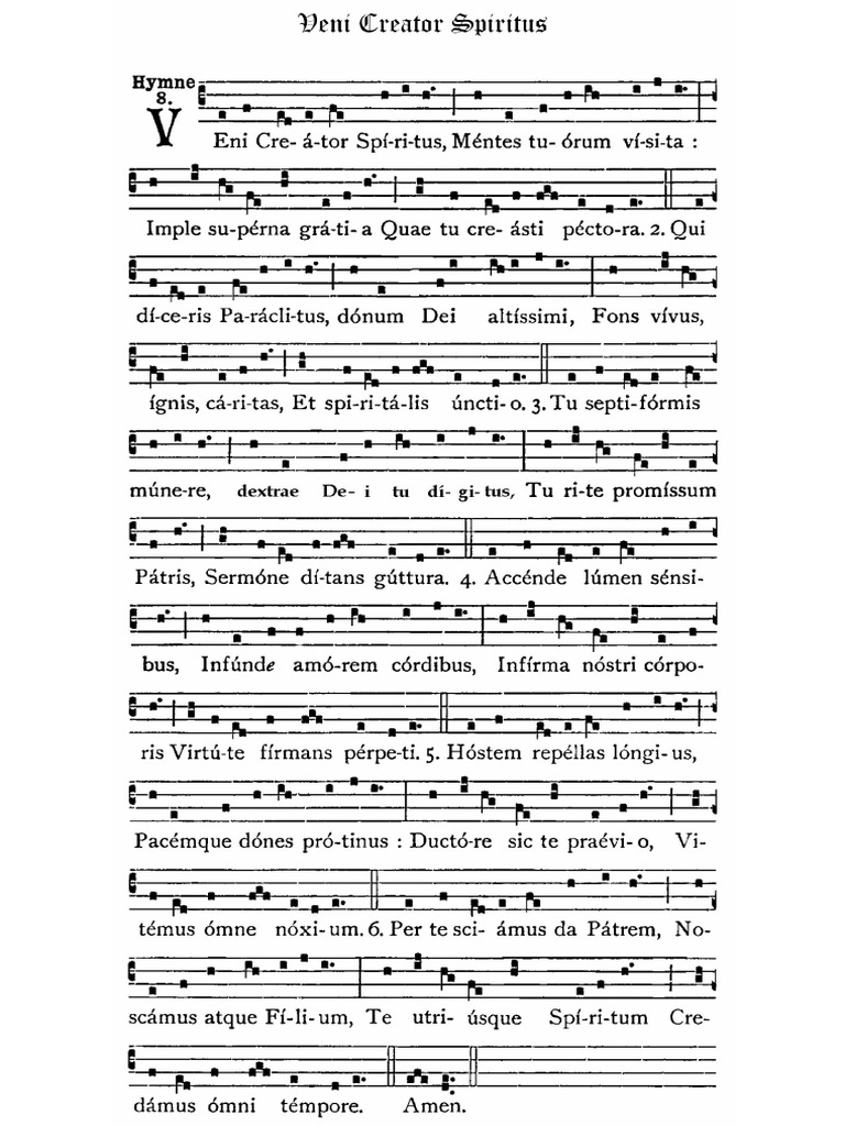 Veni Creator | PDF