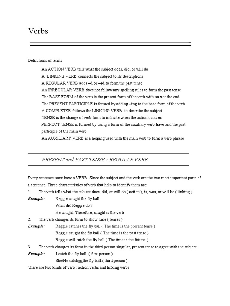 Describing Habitual Actions, Verbs | PDF | Grammatical Tense | Verb