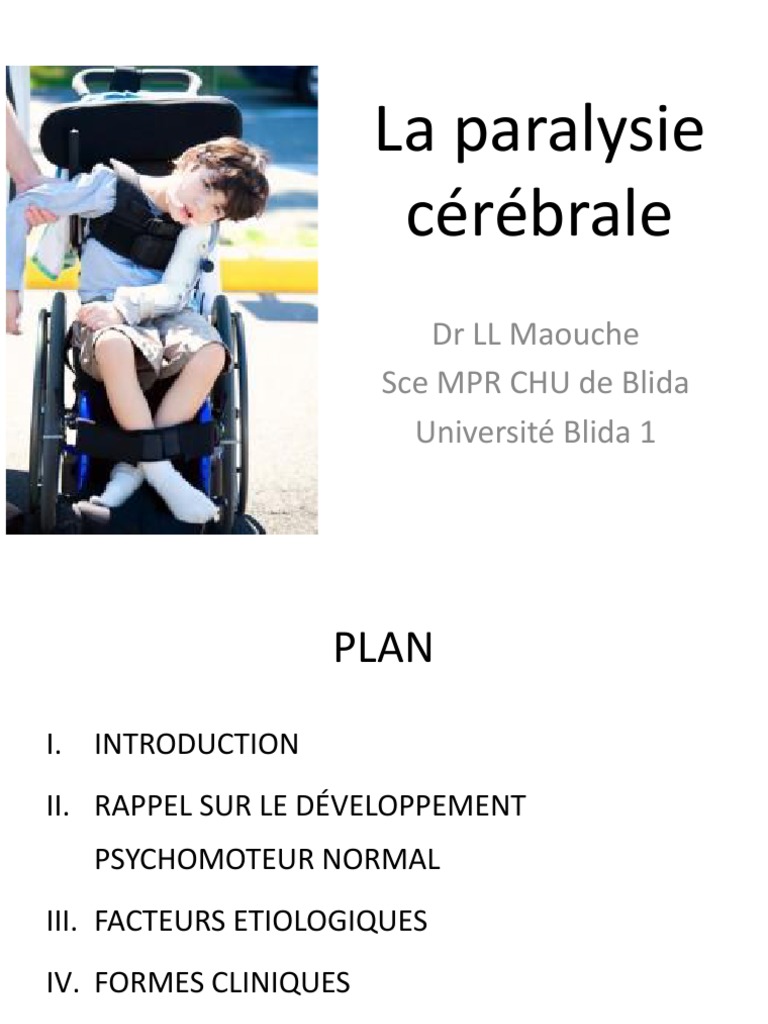 Comprendre la paralysie cérébrale | PDF
