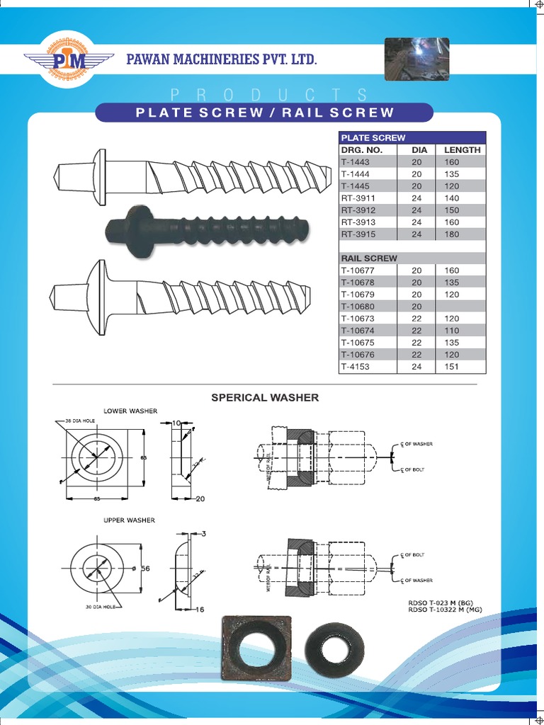 Plate Screw Rail Screw | PDF