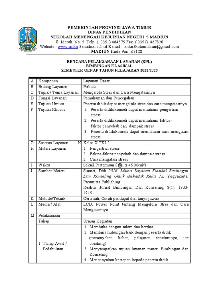 RPL Klasikal SMK Pribadi | PDF | Karier & Perkembangan | Pengembangan Diri