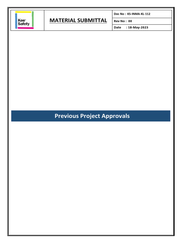 Previous Project Approvals | PDF