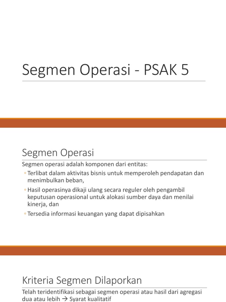 Segmen Operasi | PDF