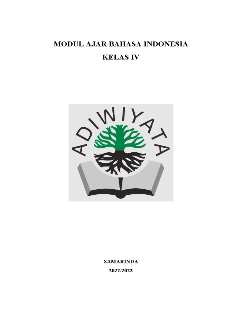 Modul Ajar Adiwiyata Kls 4 | PDF