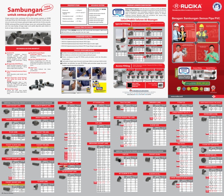 Leaflet Rucika Fitting uPVC | PDF