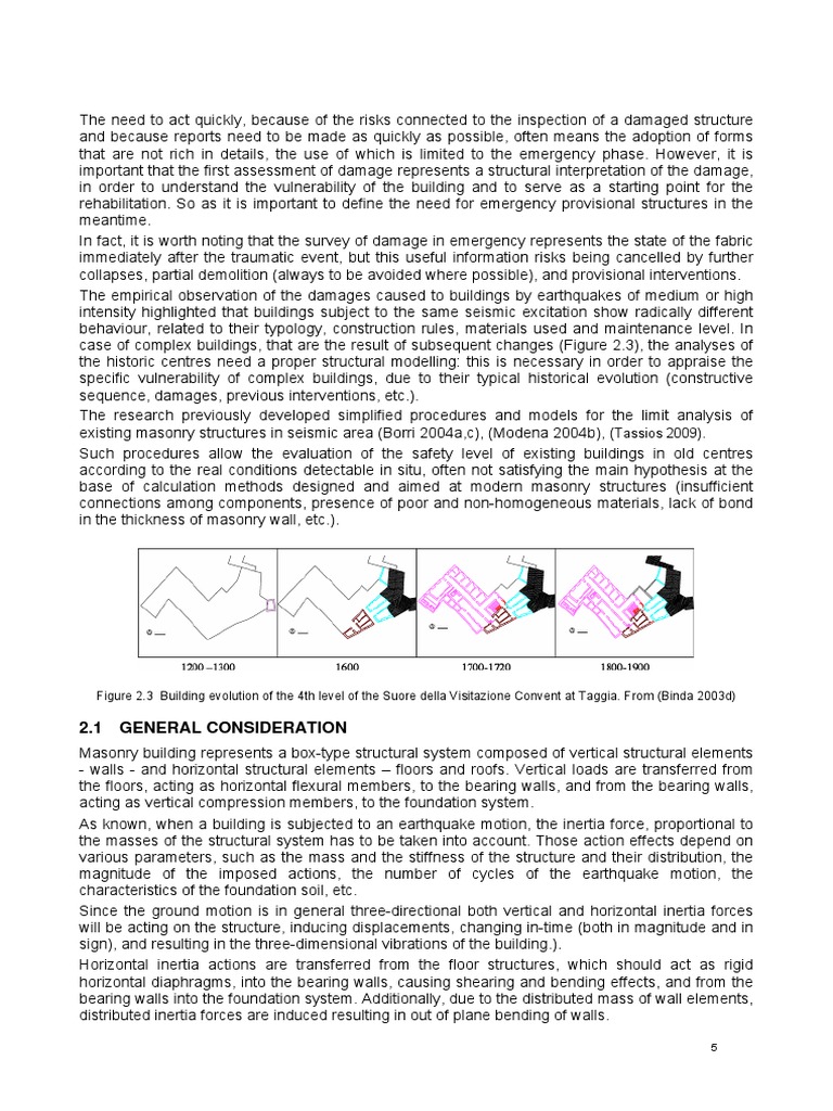 Historic Masonry Structures | PDF | Masonry | Fracture
