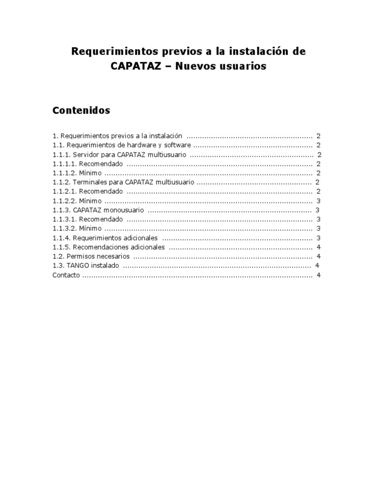 (Capataz) Requerimientos Tecnicos | PDF | Windows 7 | Windows Server 2008 (Capataz) Requerimientos Tecnicos | PDF | Windows 7 | Windows Server 2008