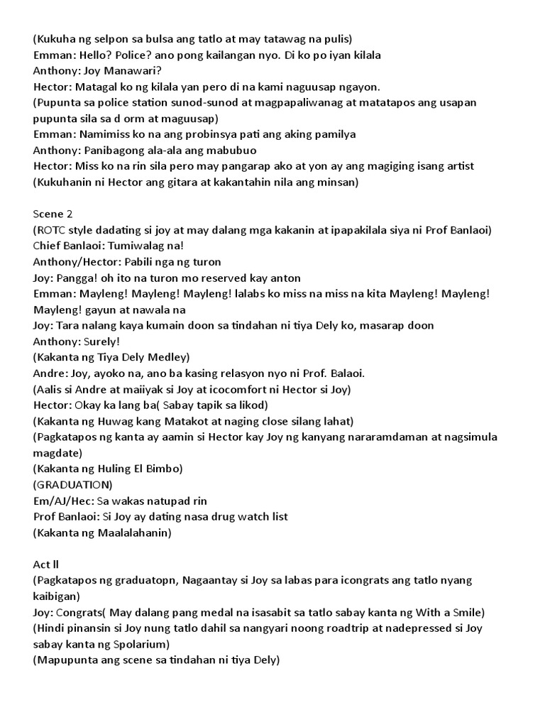 Ang Huling El Bimbo | PDF