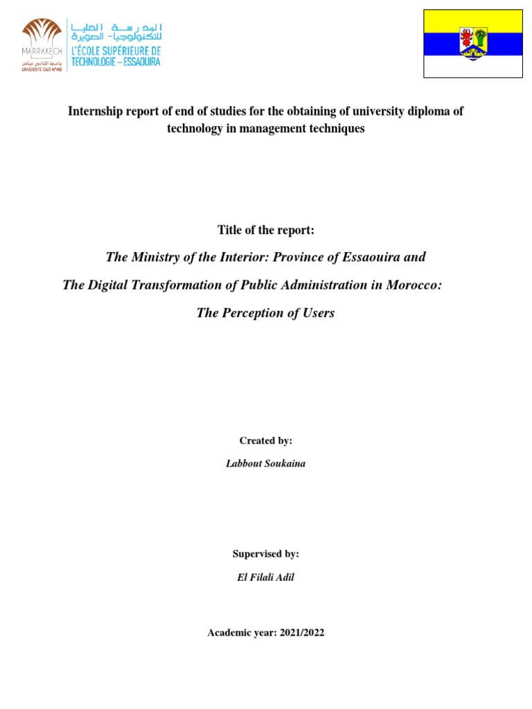 Soukaina Labbout, El Filali Adil | PDF