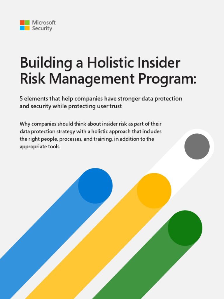 Holistic Insider Risk Management Guide | PDF | Computer Security | Security