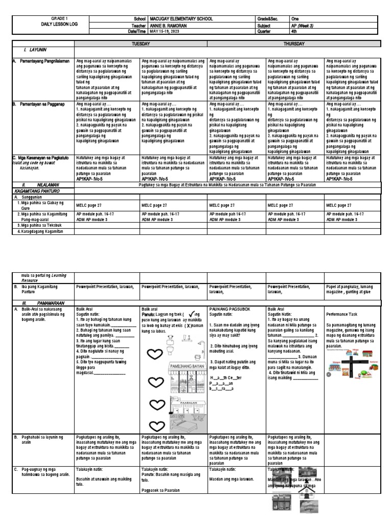 Q4 DLL Ap1 Week-3 | PDF
