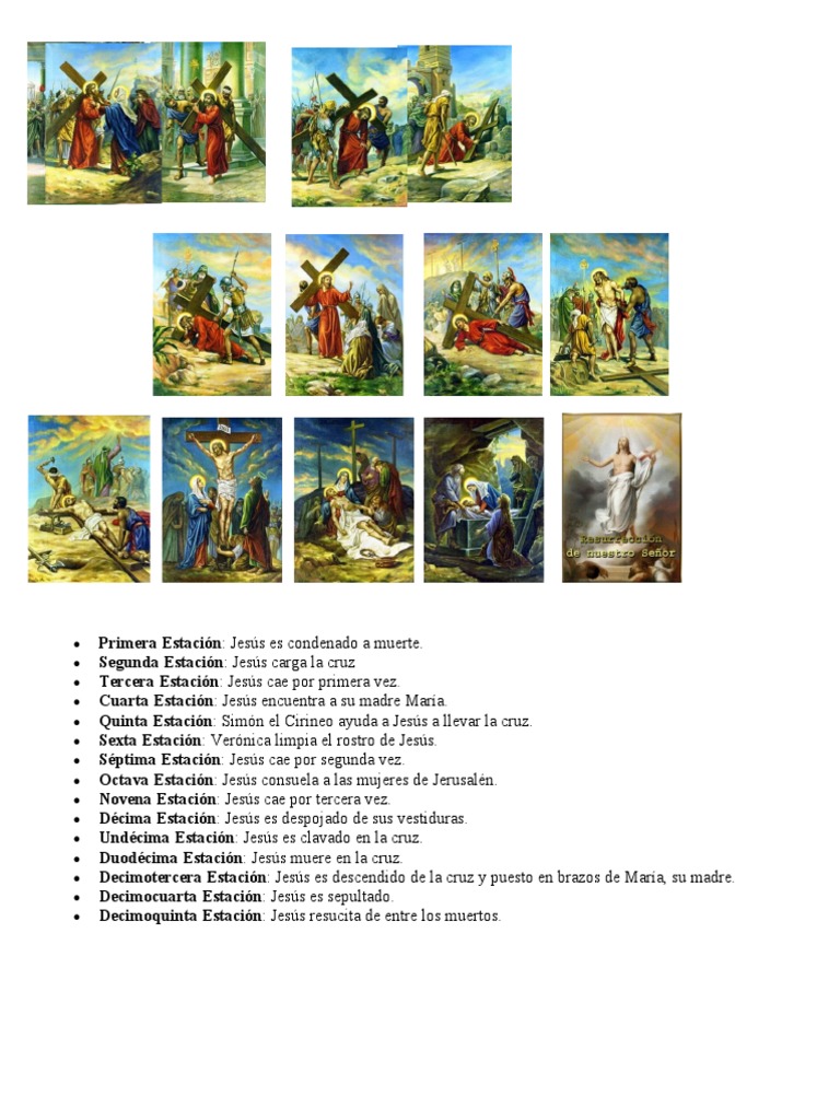 15 Estaciones Via Crucis | PDF | Libros para adolescentes