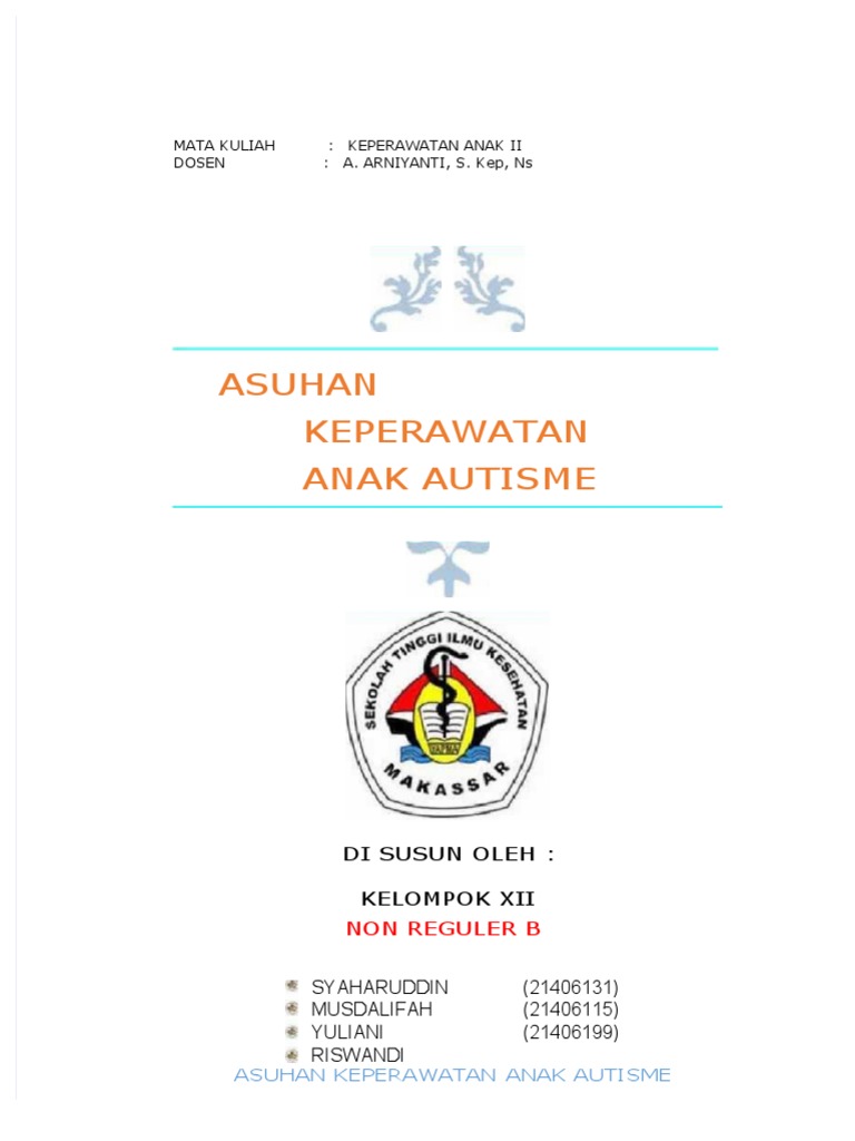 PDF Askep Anak Autisme | PDF