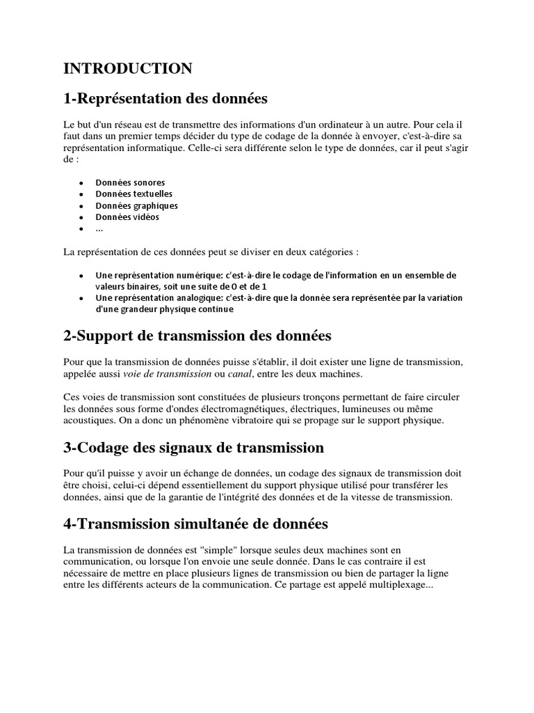 TGN Cours Partie1 | PDF