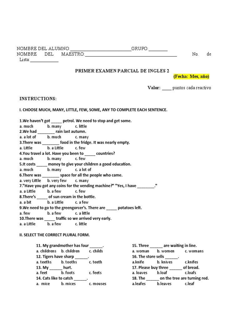 Step Up 2 Primer Parcial | PDF