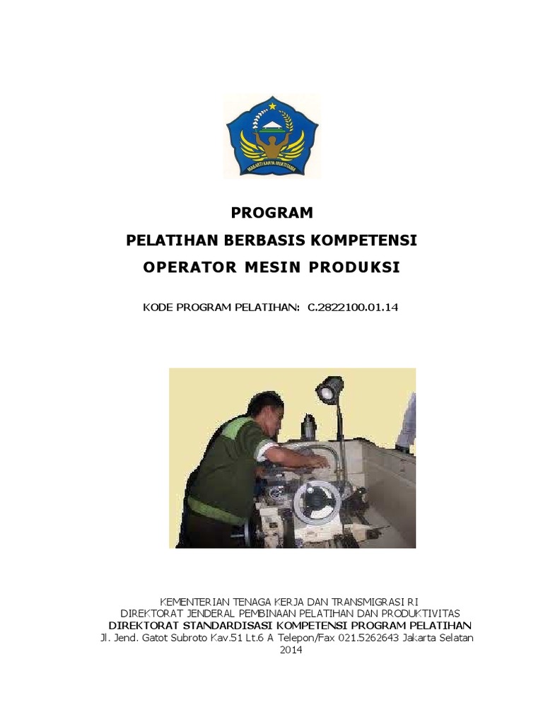 PBK Operator Mesin Produksi | PDF | Komputer