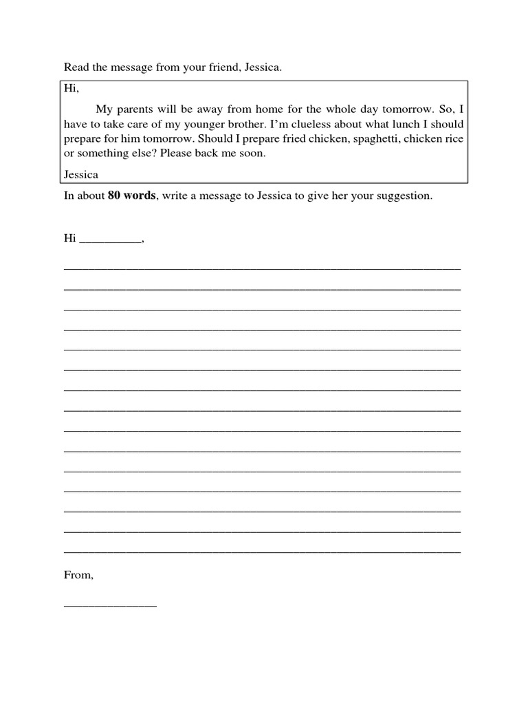 Short Communicative Message | PDF