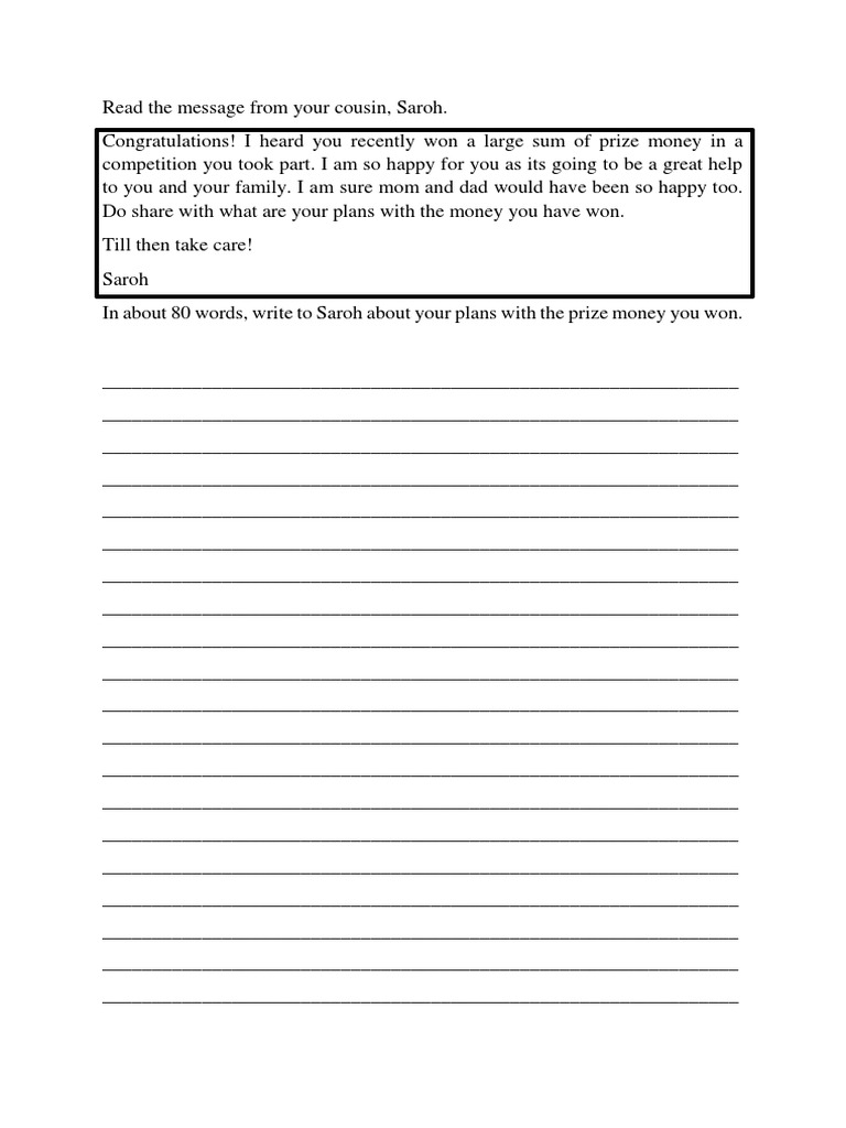 Short Communicative Message | PDF