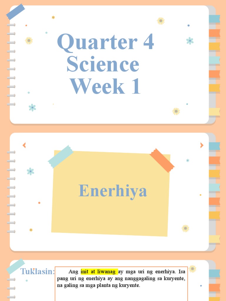 Q4 Science Week 1 | PDF