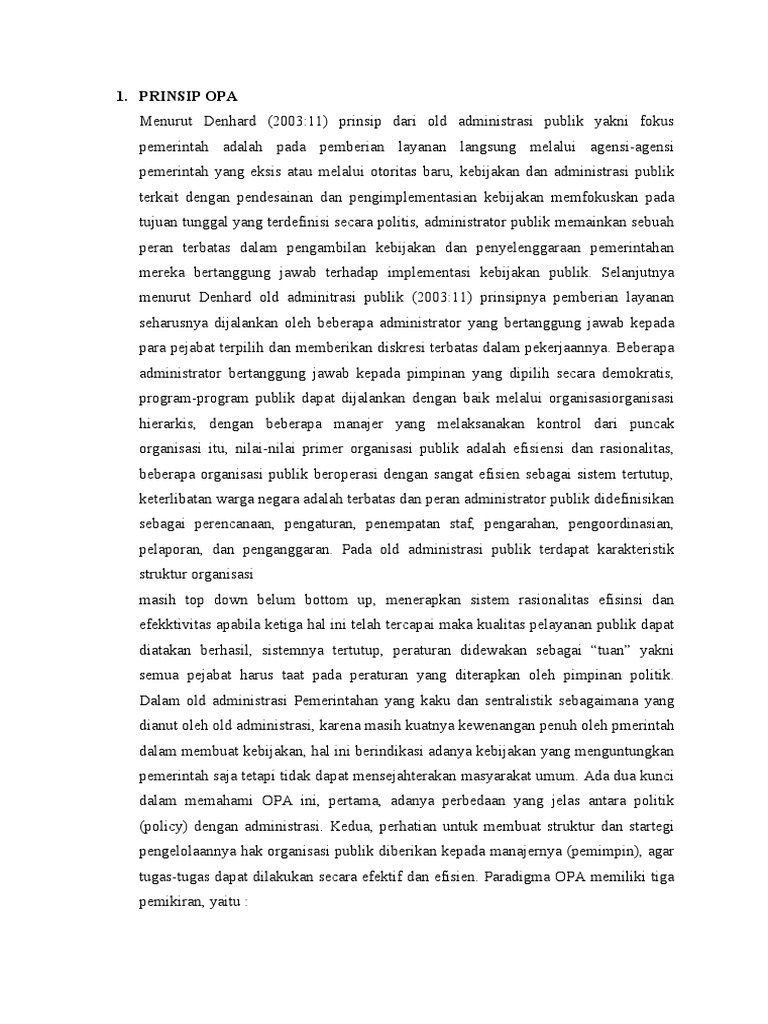 Prinsip Opa | PDF