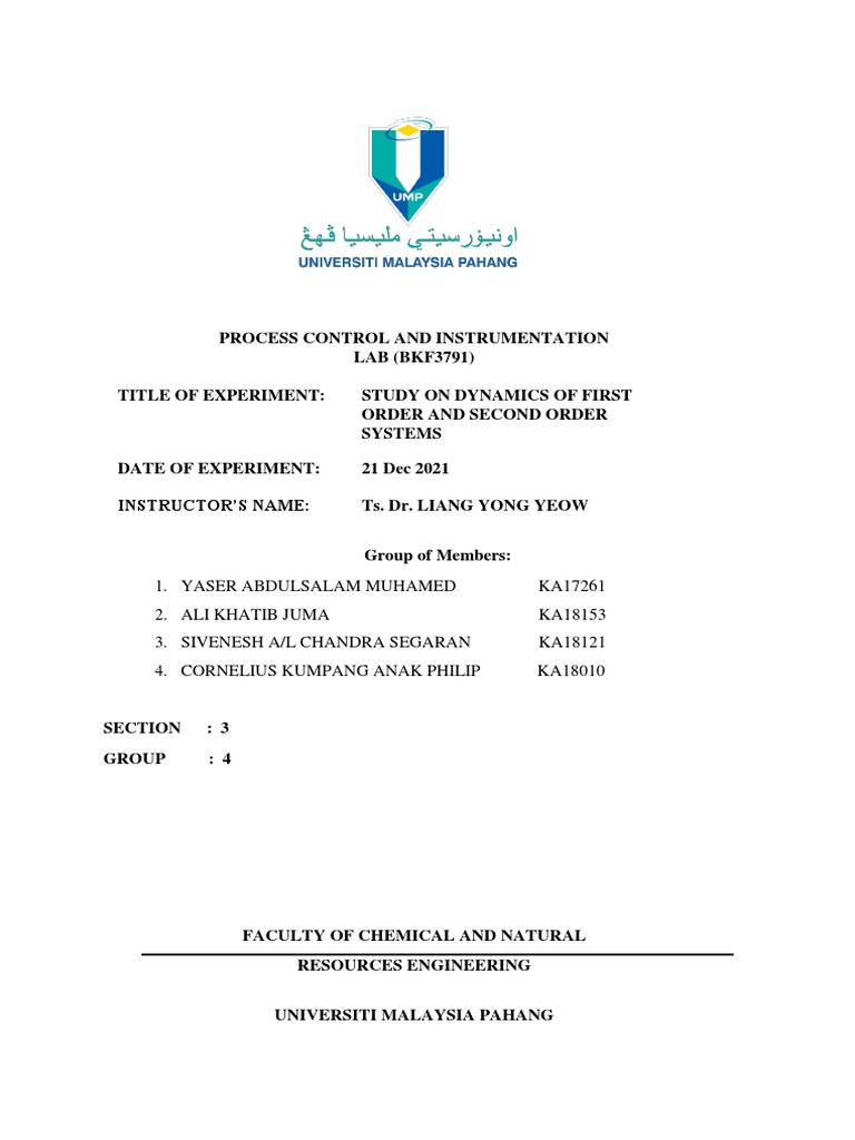 Group 4 - Section 03 - Experiment 4 | PDF | Damping | Applied Mathematics