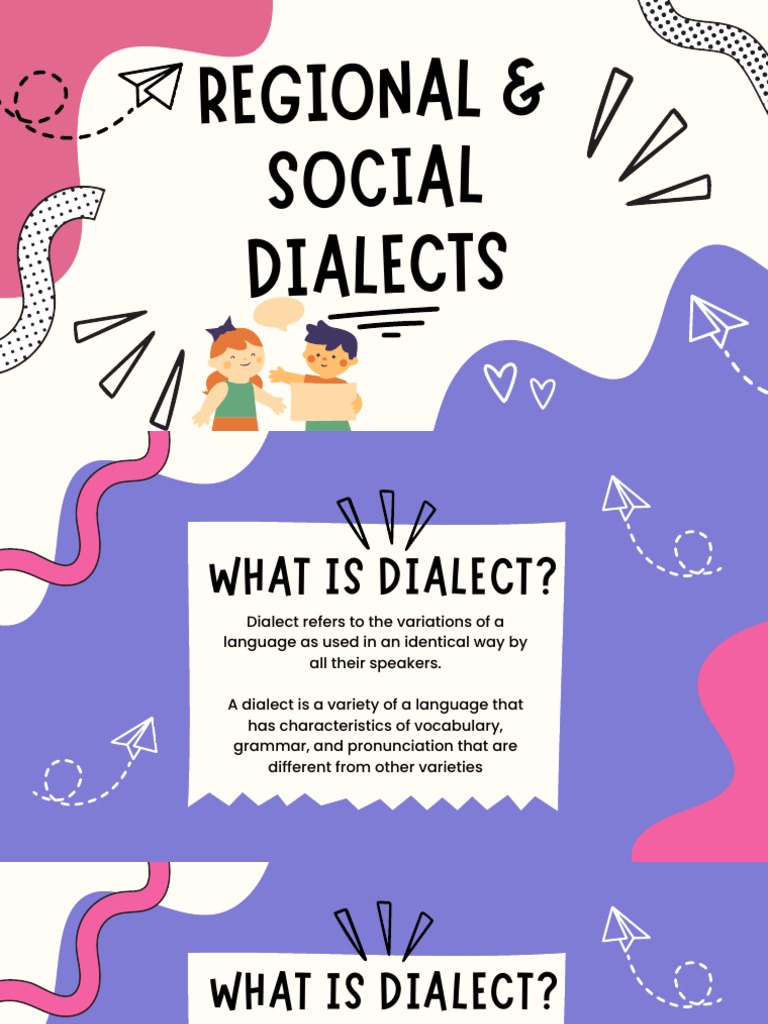 Regional Dialect & Social Dialects R | Download Free PDF | Dialect ...