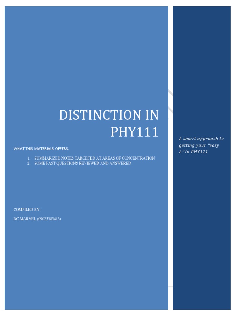 Phy111 Pdf Euclidean Vector Velocity