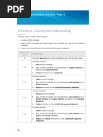 MYP Science Criterion D Overview | PDF