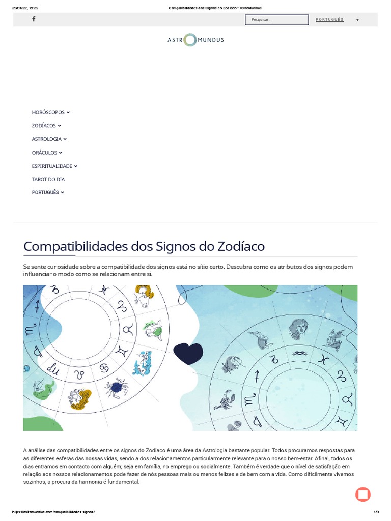 Compatibilidades Dos Signos Do Zodíaco | PDF | Zodíaco | Astrologia