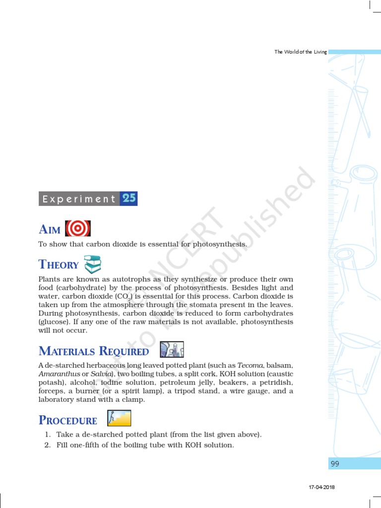 NCERT_Science_Lab_Manual_X_Expt_25 | PDF