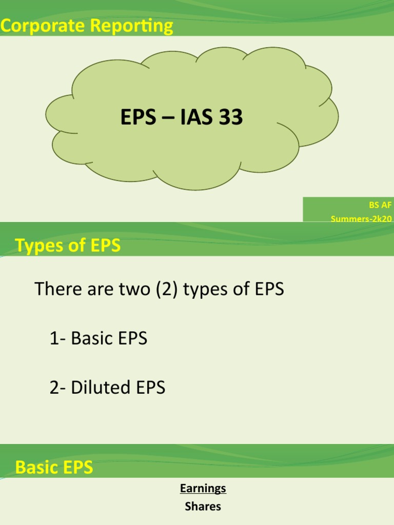 Eps - Ias 33 | PDF