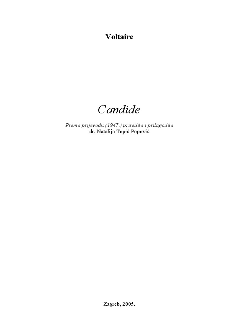 Candide | PDF