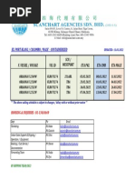 Oocl Sailing Schedule | PDF | Shipping | Freight Transport