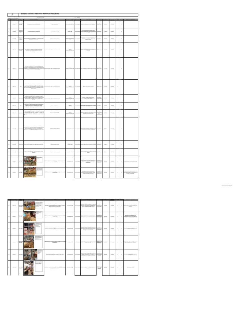 Matriz Acpm | PDF | Andamio