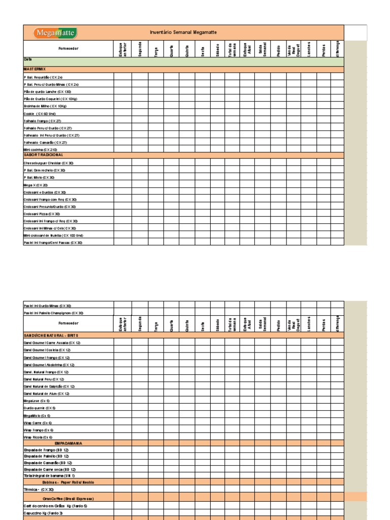 Formulário de Inventário (ATUALIZADO) | PDF
