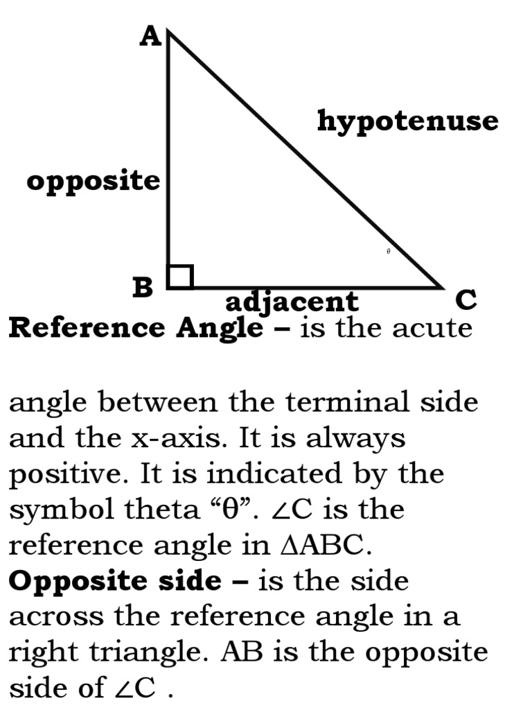 BASIC TRIGONOMETRIC RATIOS | PDF