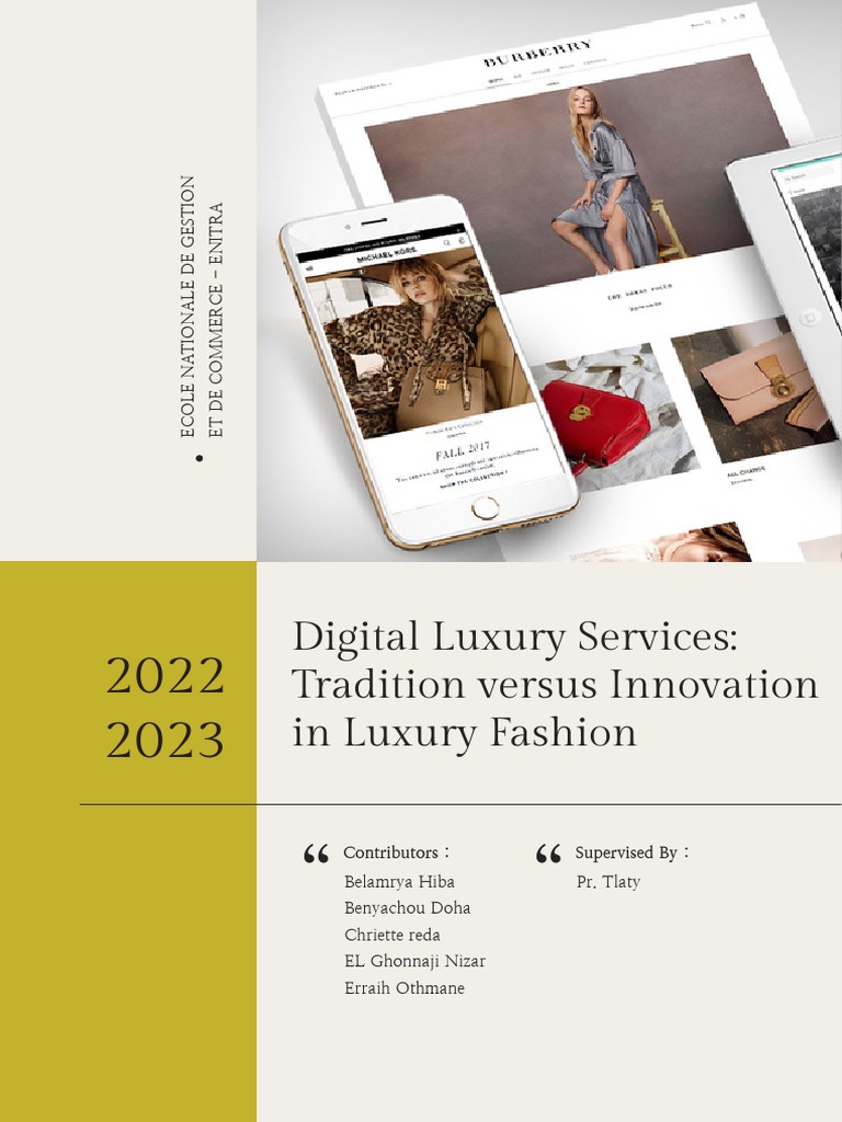 Digital Luxury: Tradition vs. Innovation | PDF | Brand | Digital Marketing