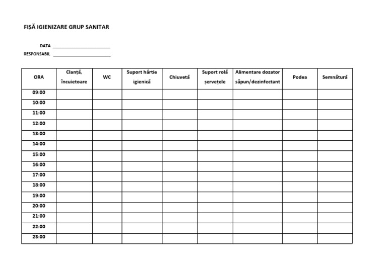 Igienizare Baie | PDF