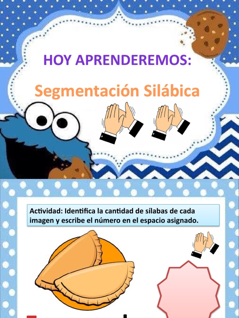 Segmentacion de Silabas y Escribir El Nùmero | PDF