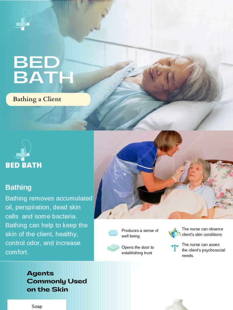 Group 1 Bed Bath | PDF | Bathing | Hygiene