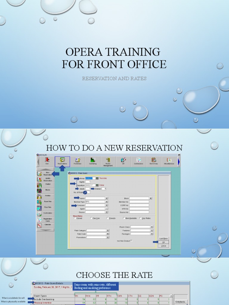 Opera Training For Front Office | PDF | Credit Card | Fee