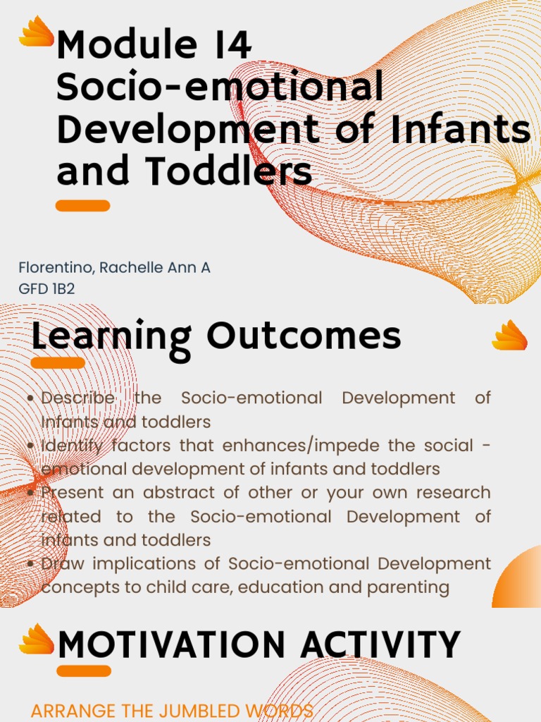 Module-14-Socio-emotional-Development-ofInfants-and-Toddlers | PDF ...