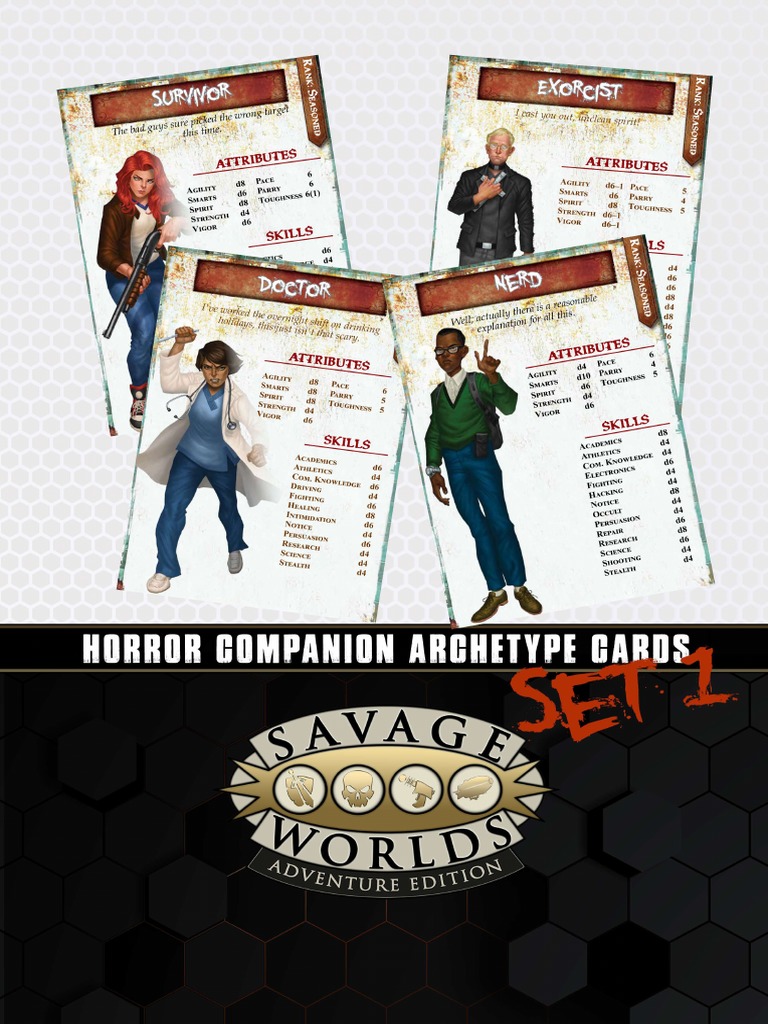 Savage Worlds Character Archetypes Guide | PDF