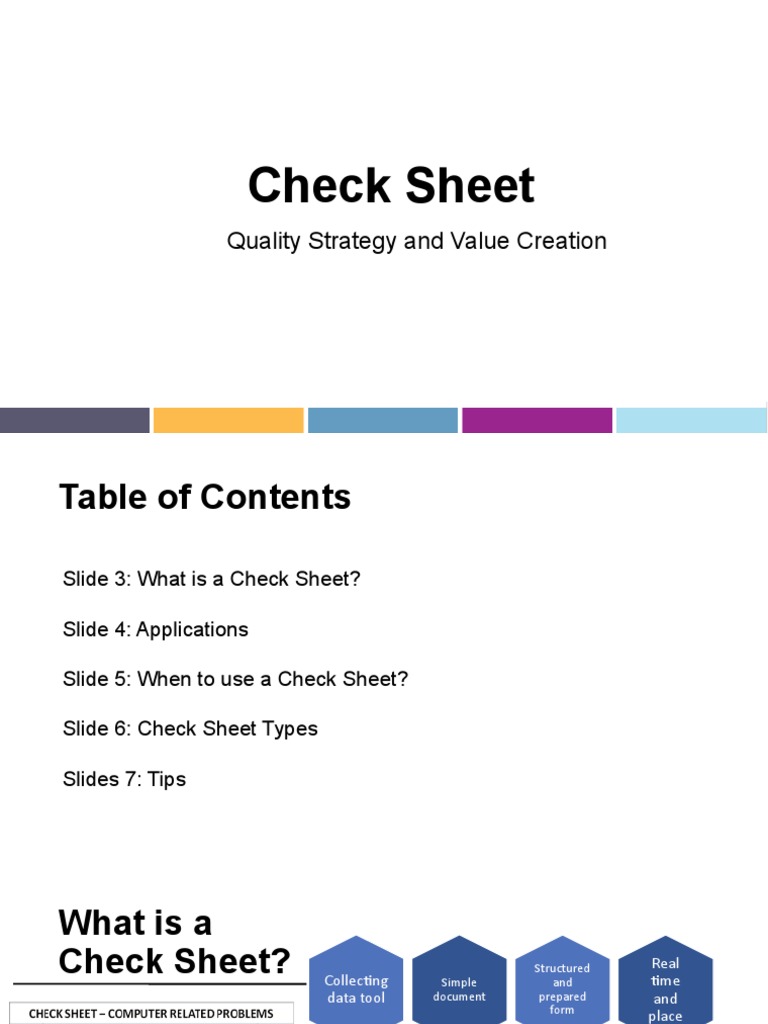 Check Sheet | PDF | Information Science | Computing