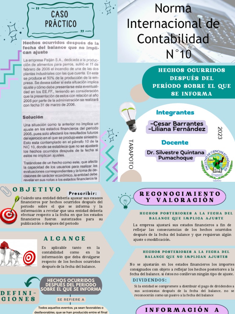 Diptico de La Nic 10 | PDF | Hoja de balance | Estado financiero